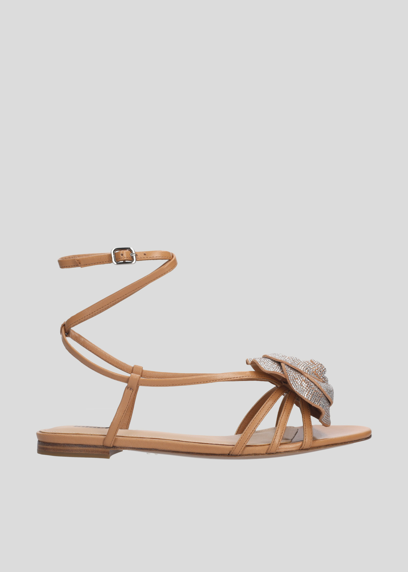 Lola Cruz Shoes Rose Flat In Beige | ModeSens